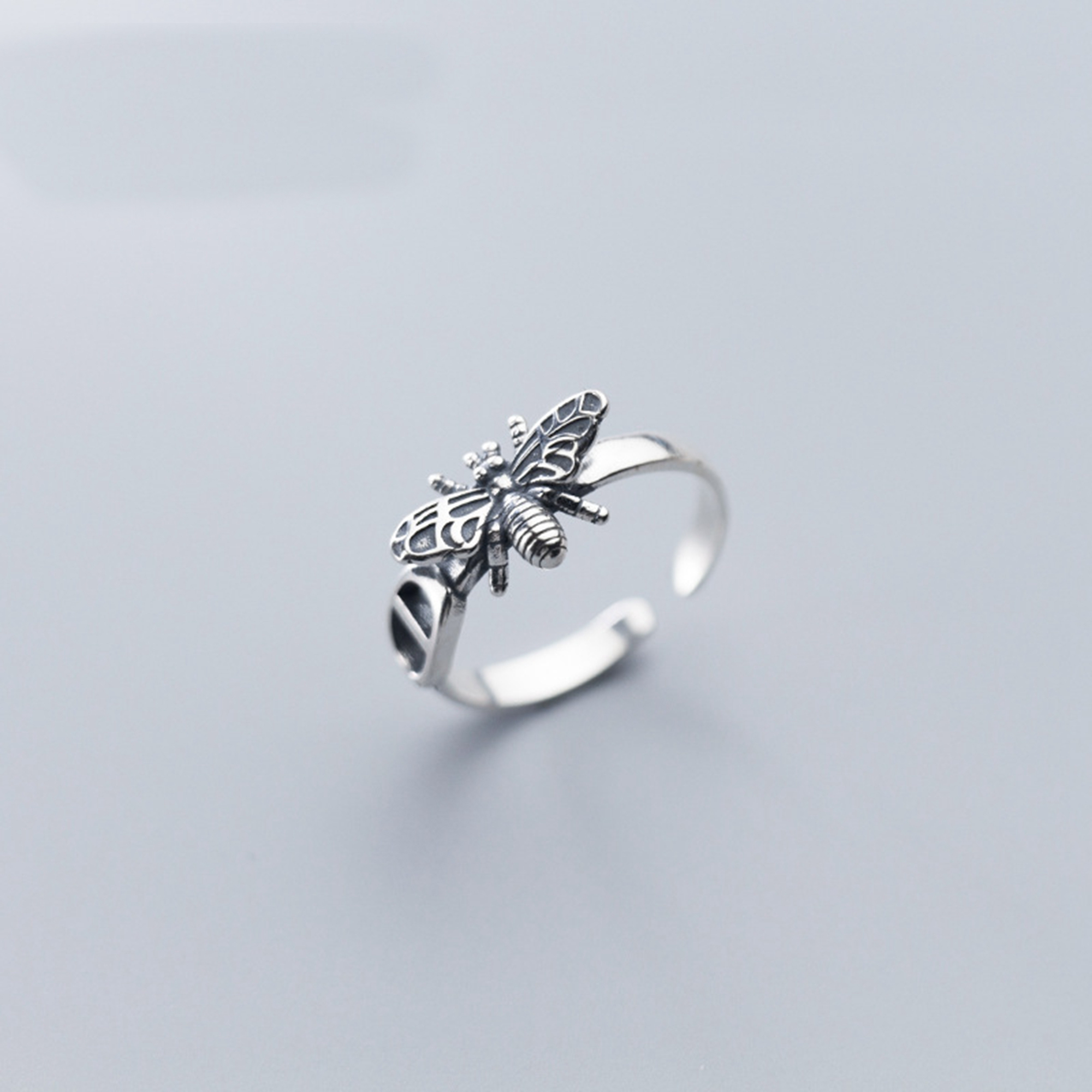 Vintage Bee Rings, Adjustable Bee Ring, Minimalist Rings, Dainty Ring ...